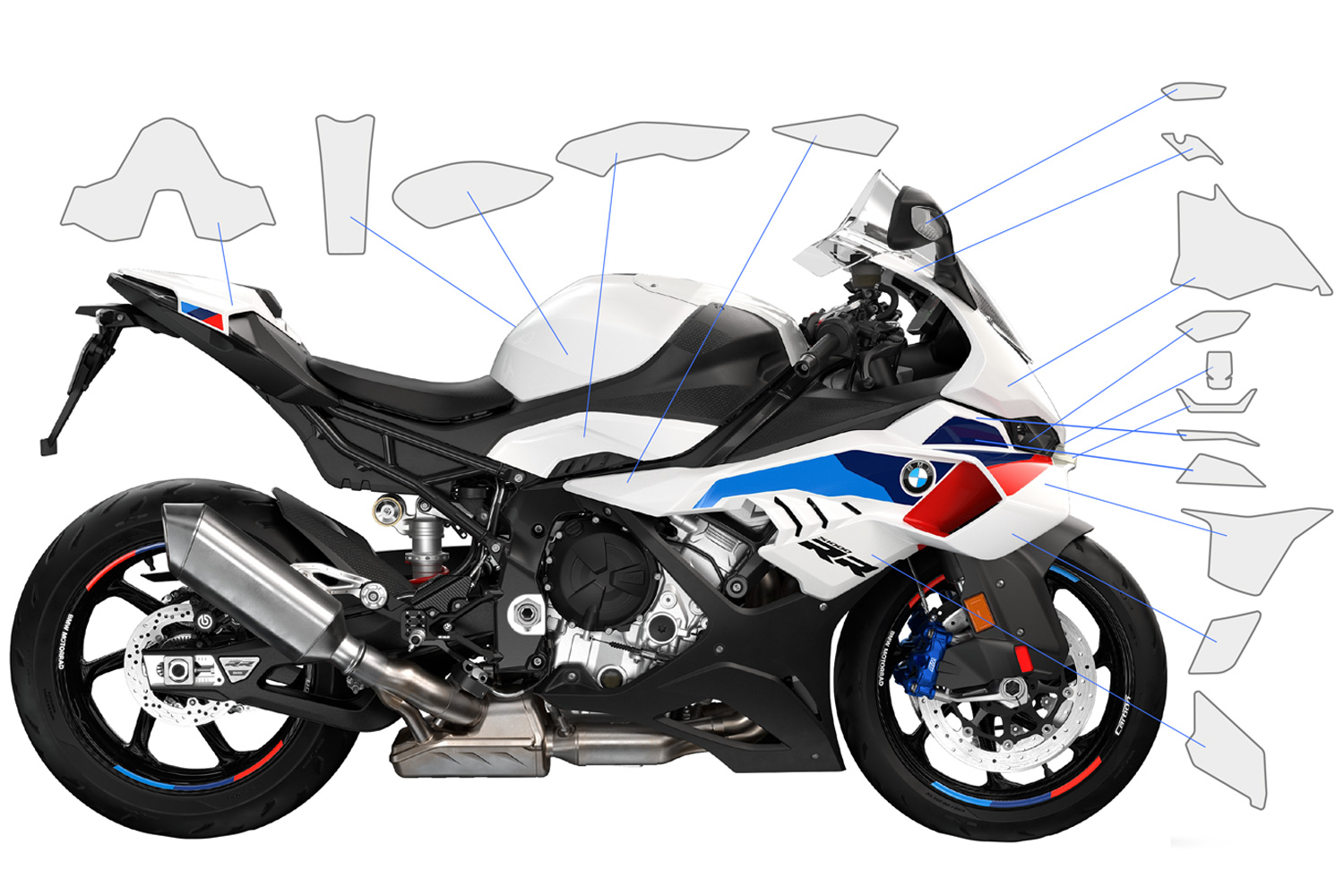 Complete paint protection set »PremiumShield«