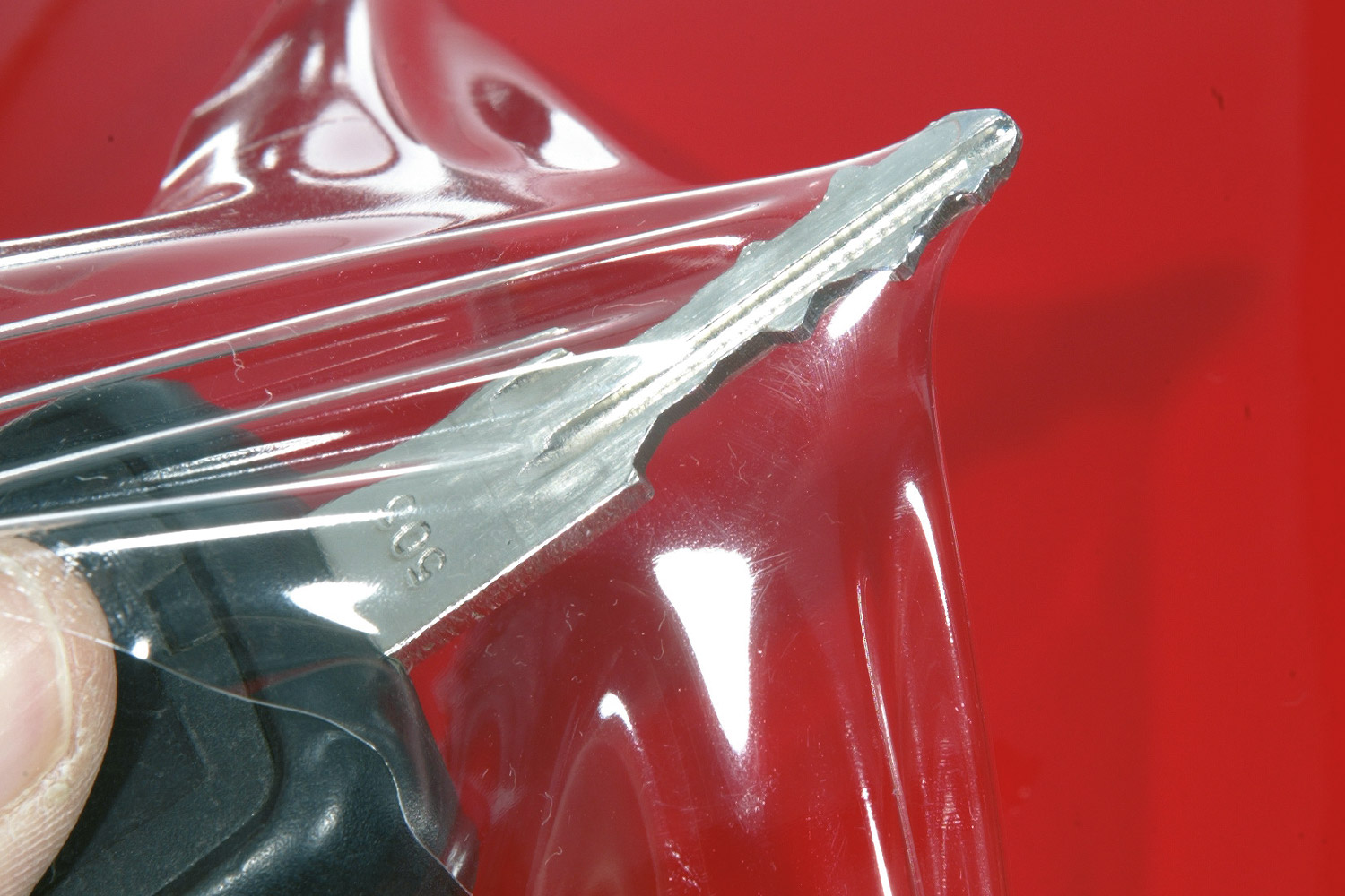 Pannier protection foil PremiumShield with chrome trim