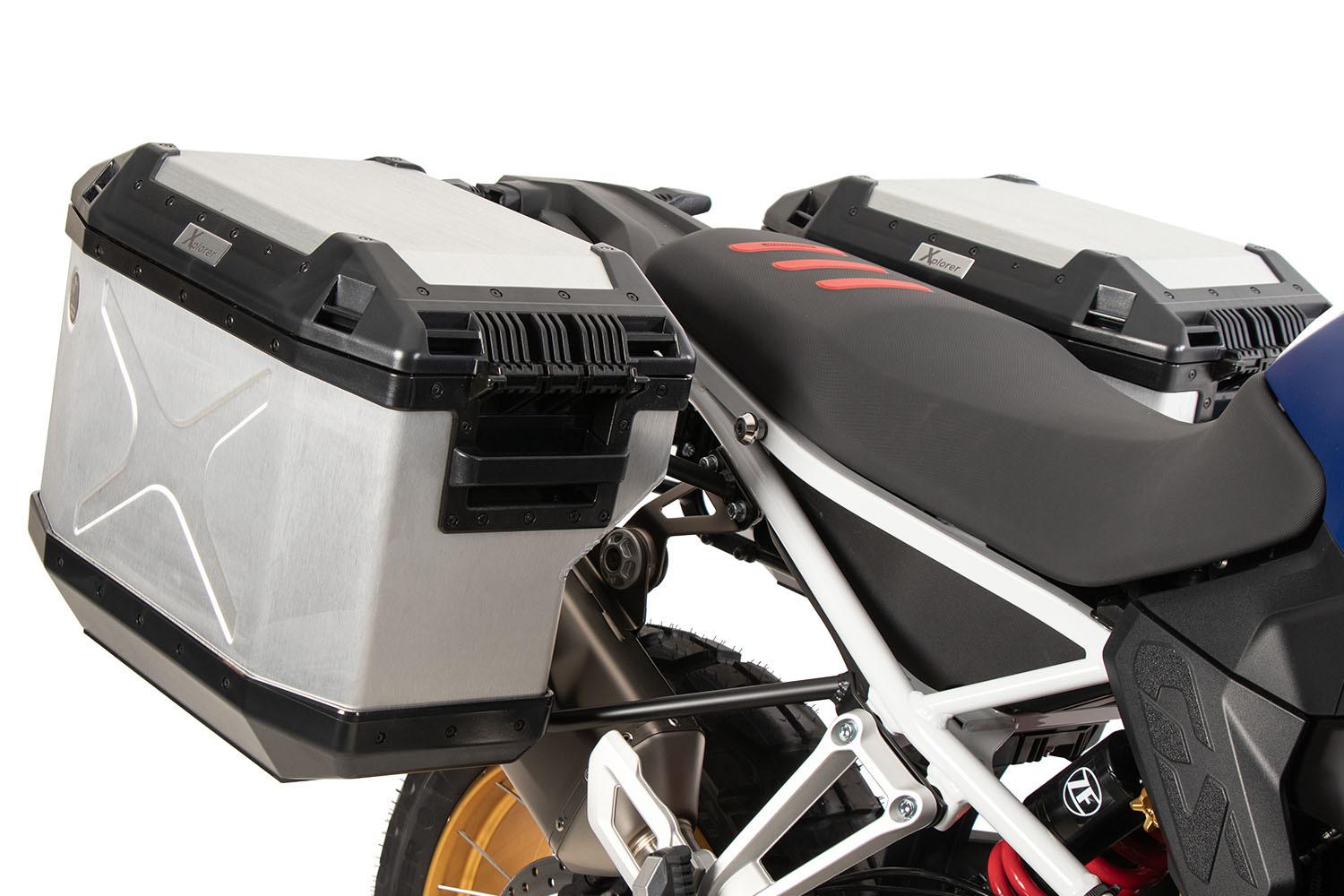 Hepco&Becker Explorer Cutout case set with case carriers