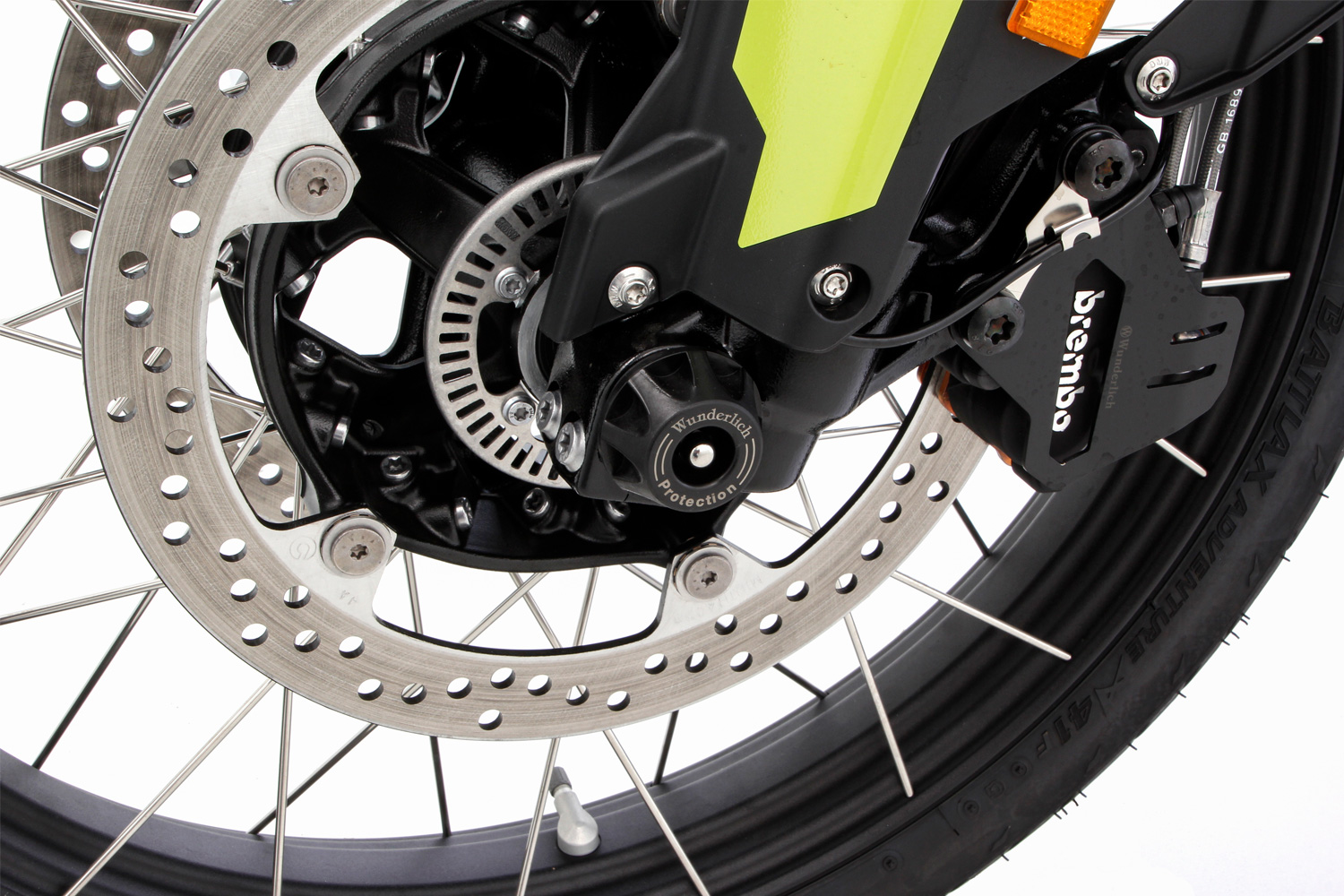Axle protection pads F 900 GS DOUBLESHOCK | Wunderlich