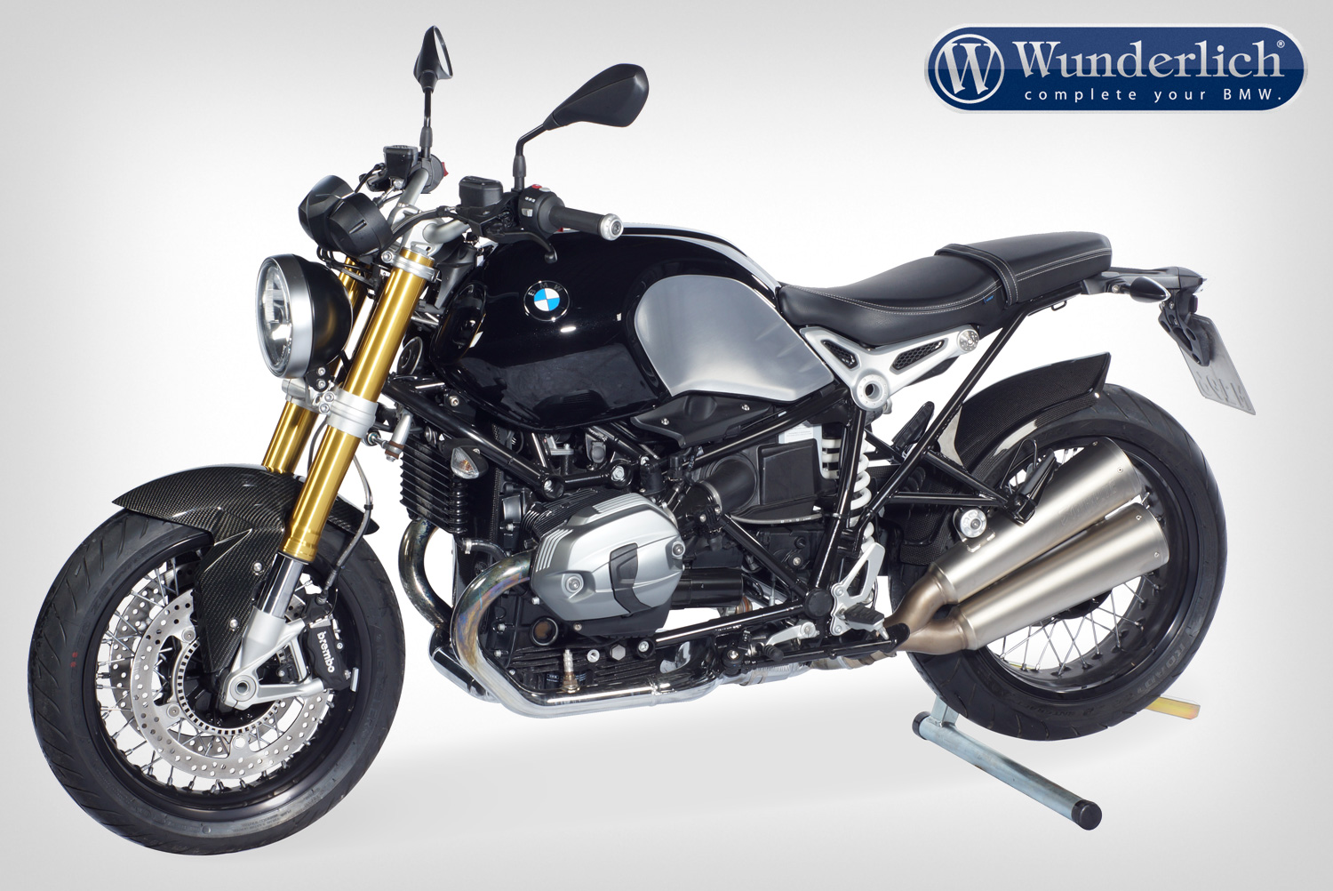 Carbon rear wheel hugger with ESA