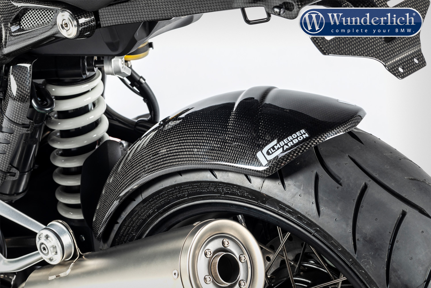 Rear fender Retro Design Carbon