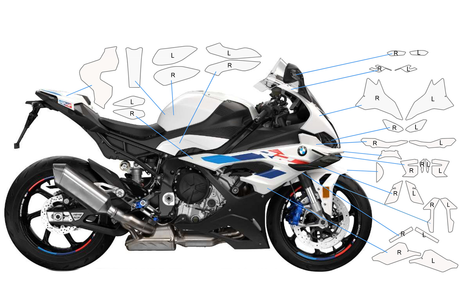 Complete paint protection set »PremiumShield«